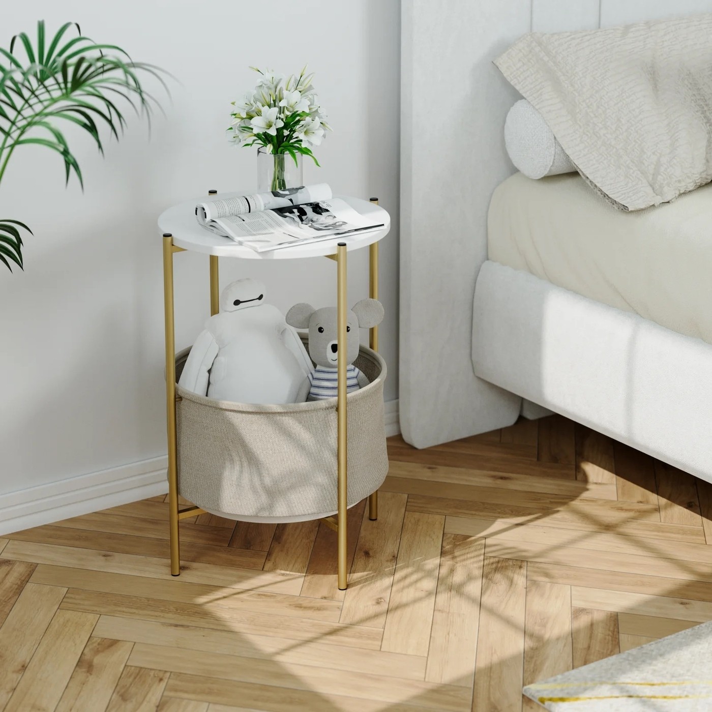 Space Saving Nightstand - VisualHunt